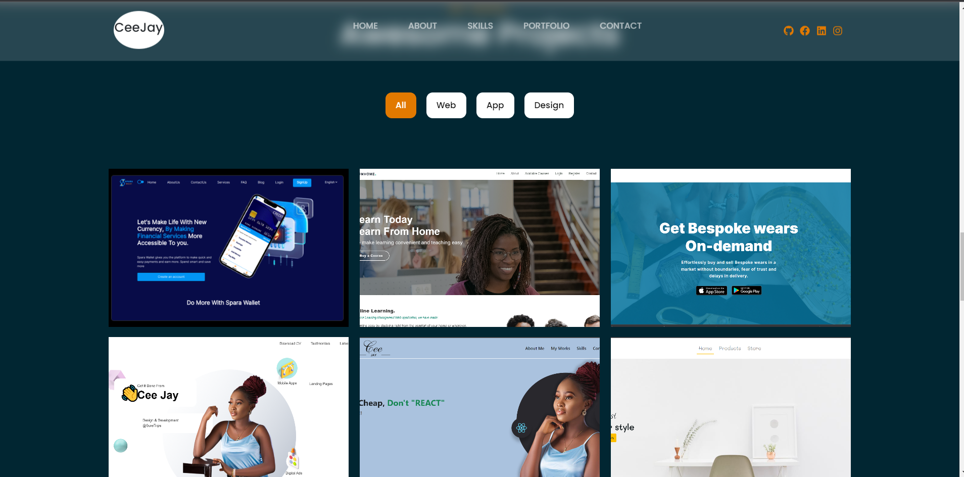 GitHub - OhiaJanny/React-Portfolio-Project