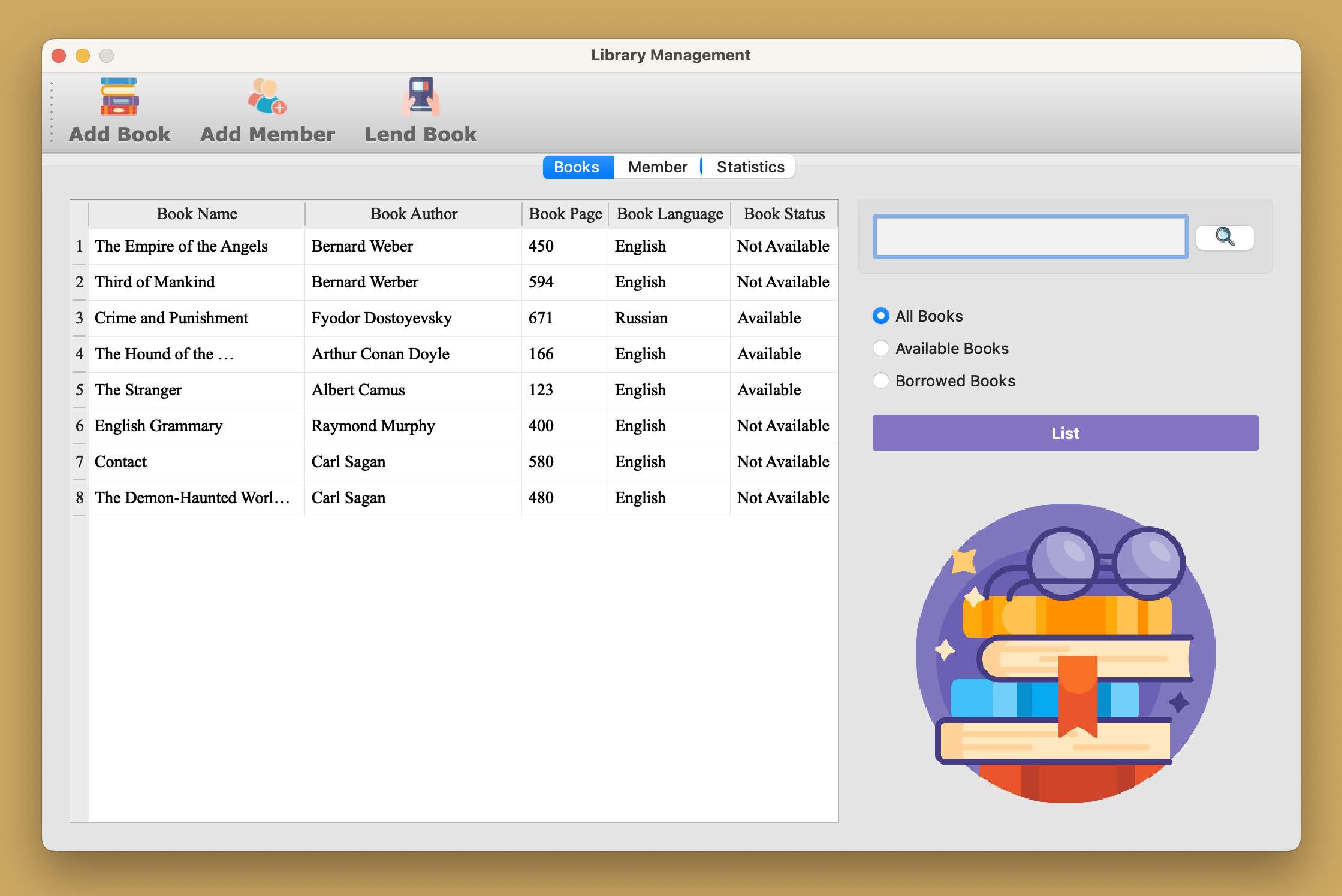 GitHub - aliyevazahra/Library_Management_System-GUI-pyqt5: GUI-pyqt5