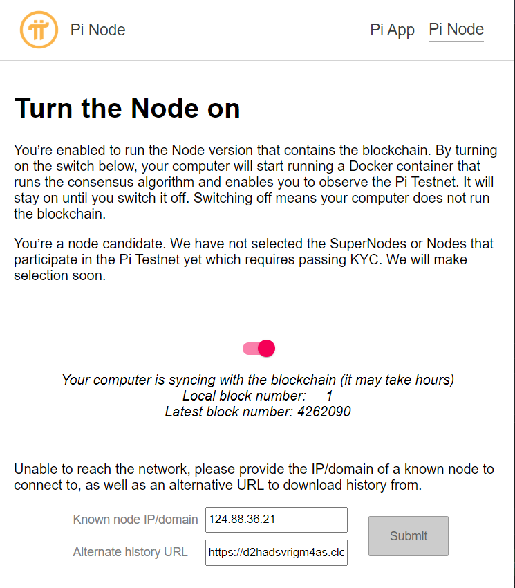 whats the Known node IP/domain and Alternate history URL fill? · Issue #193 · pi-node ...