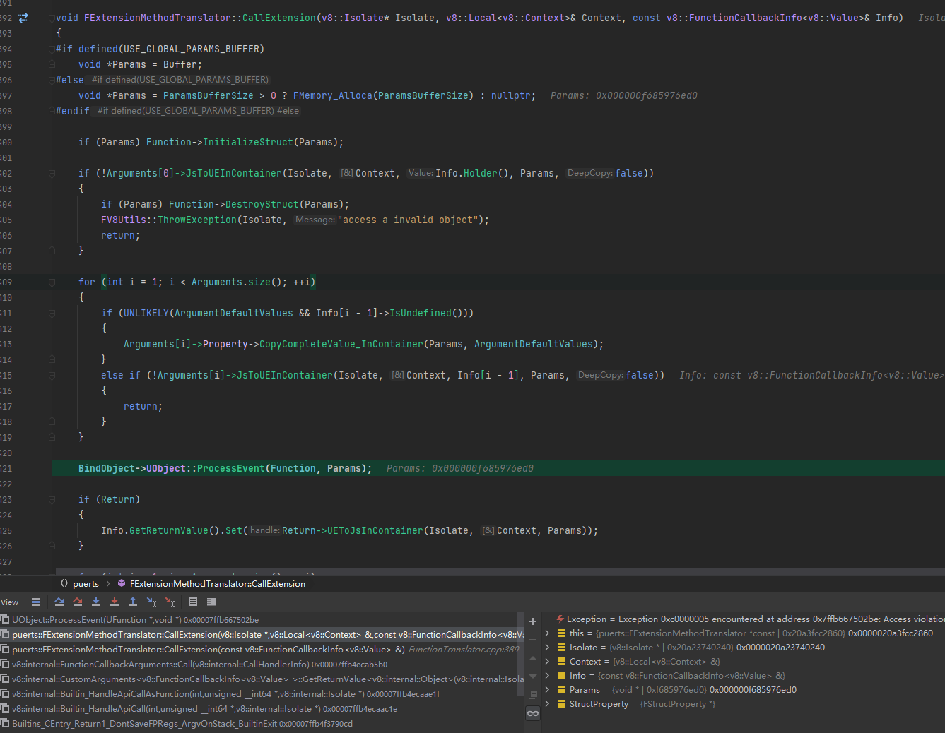 [Unreal]重新编译C++代码触发hot reload时崩溃 · Issue #336 · Tencent/puerts · GitHub