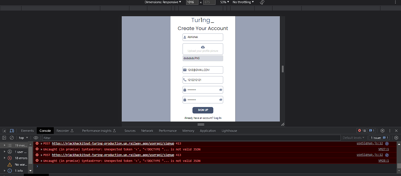 SignUp failed · Issue #177 · AtriSukul1508/Njack_Hack_It_Out-Tur1ng- · GitHub