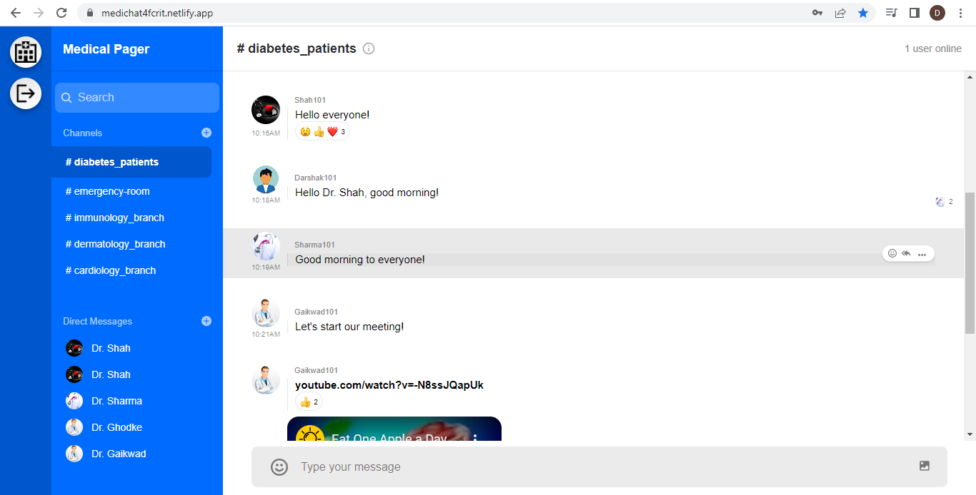 GitHub - darshakrai/MediChat: A intuitive chat application where users ...