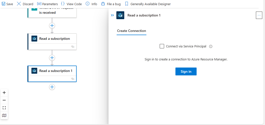 Standard Manage identity Not able to create the connection with Azure Automation. · Issue #2025 ...