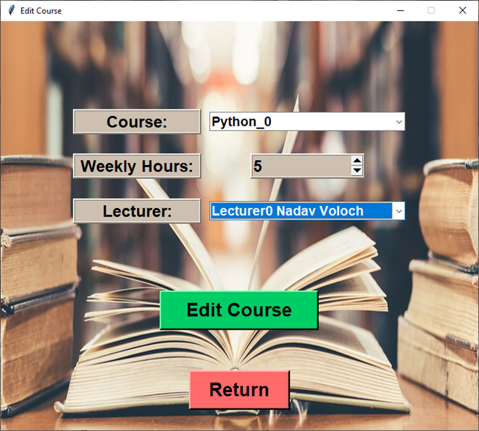 GitHub - LiorSB/LibrarySystem: Library system designed in python by OOP with tkinter for the GUI