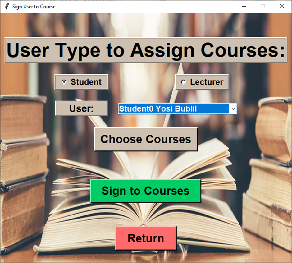 GitHub - LiorSB/LibrarySystem: Library system designed in python by OOP with tkinter for the GUI