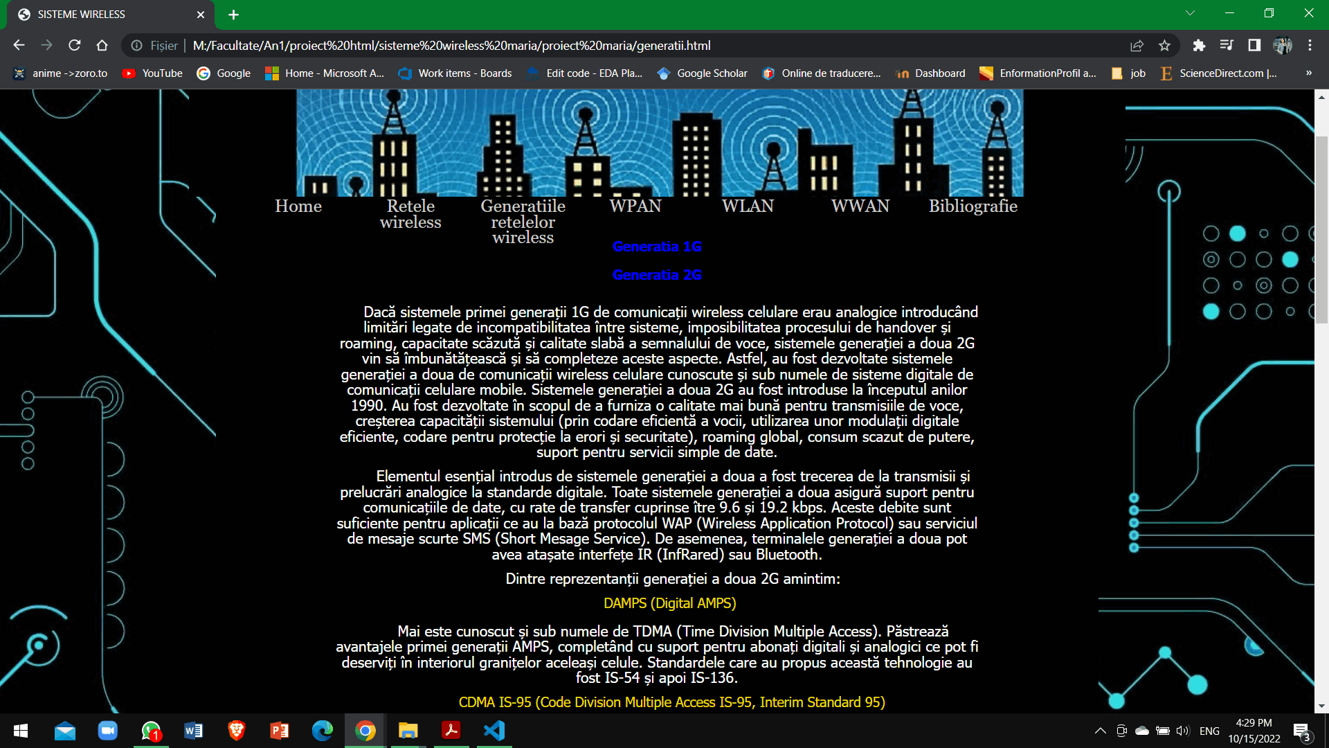 GitHub - Ivanm99/Sisteme-wireless: HTML/CSS project