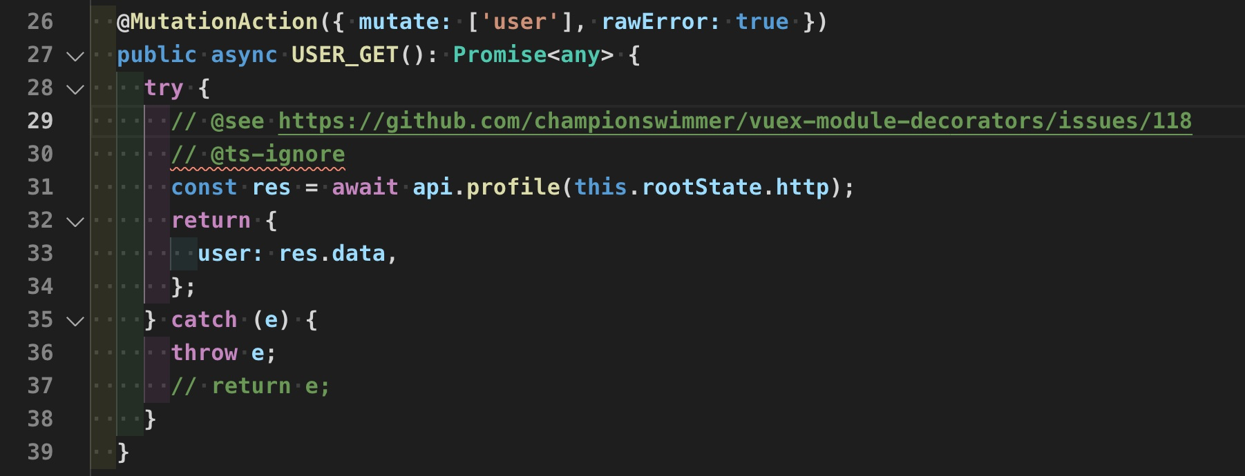 Context Rootstate Confusion · Issue 118 · Championswimmervuex Module Decorators · Github