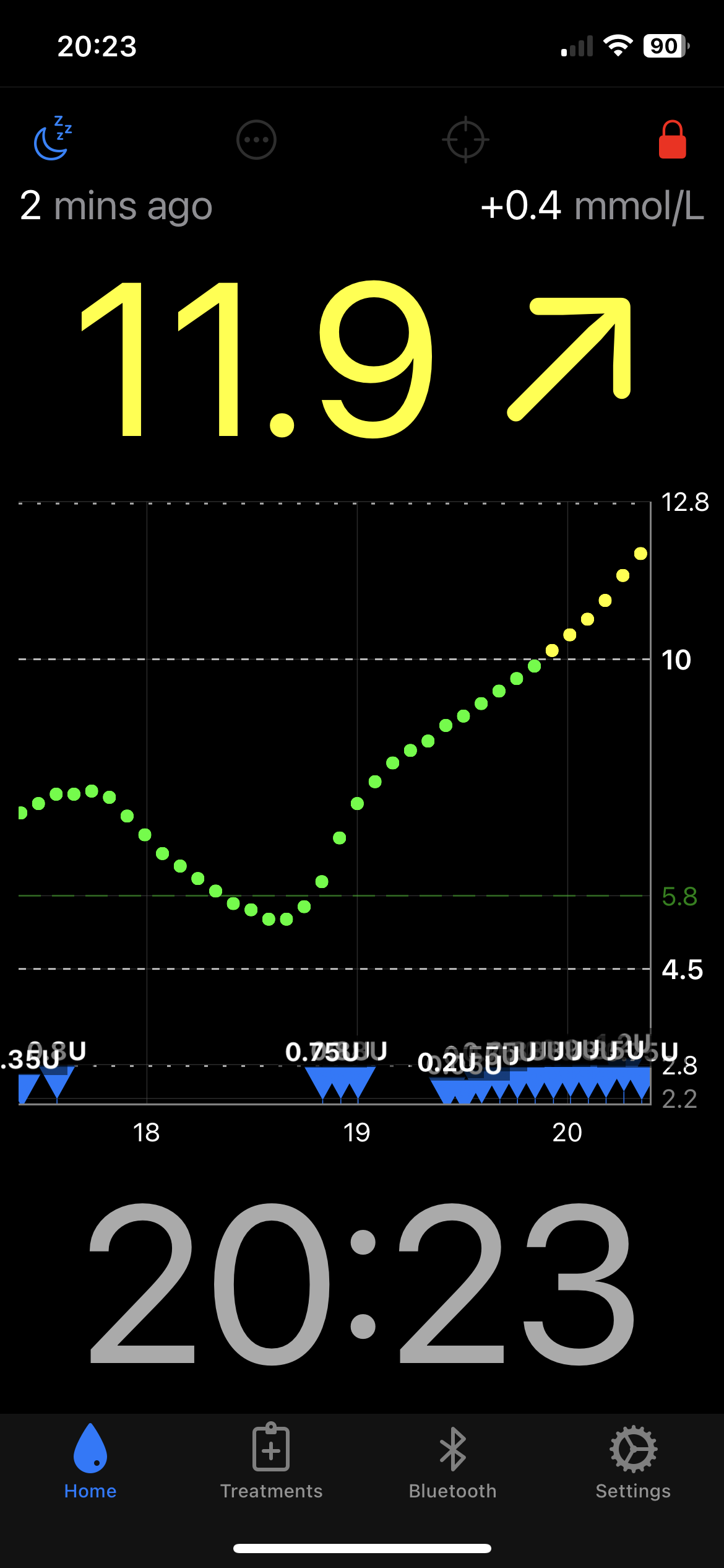 Feature Request: Lockable screen with CGM and clock, like XDrip4iOS · Issue #142 · Artificial ...