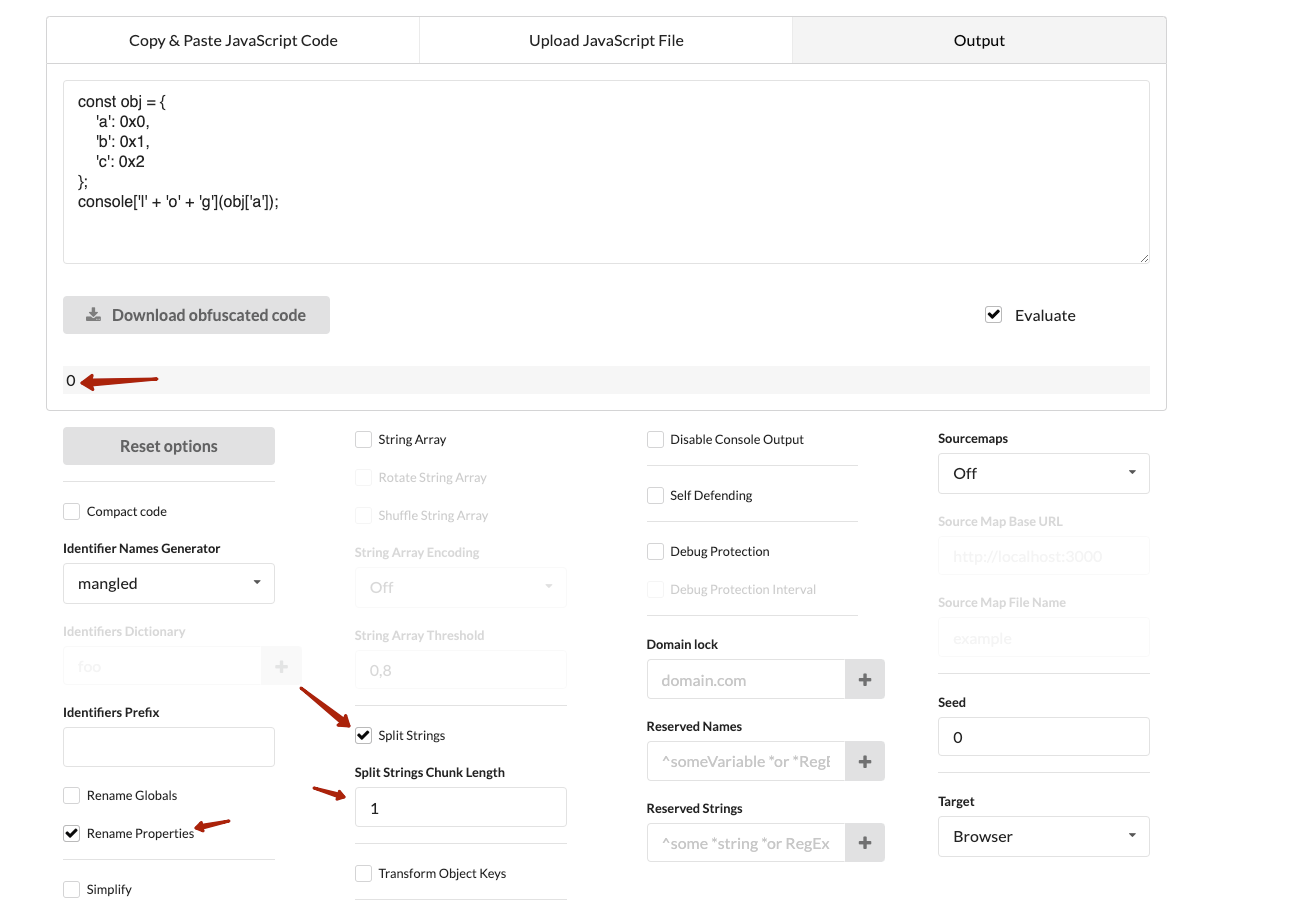 [BUG] Split Strings Broke Code · Issue #729 · javascript-obfuscator/javascript-obfuscator · GitHub