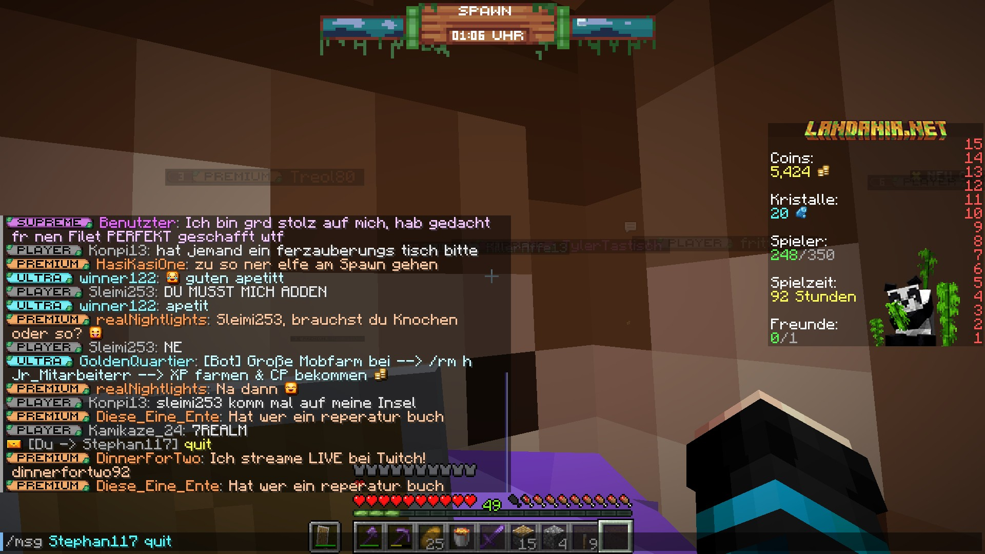 [Problem] remotely control ingame error · Issue #2505 · MCCTeam/Minecraft-Console-Client · GitHub