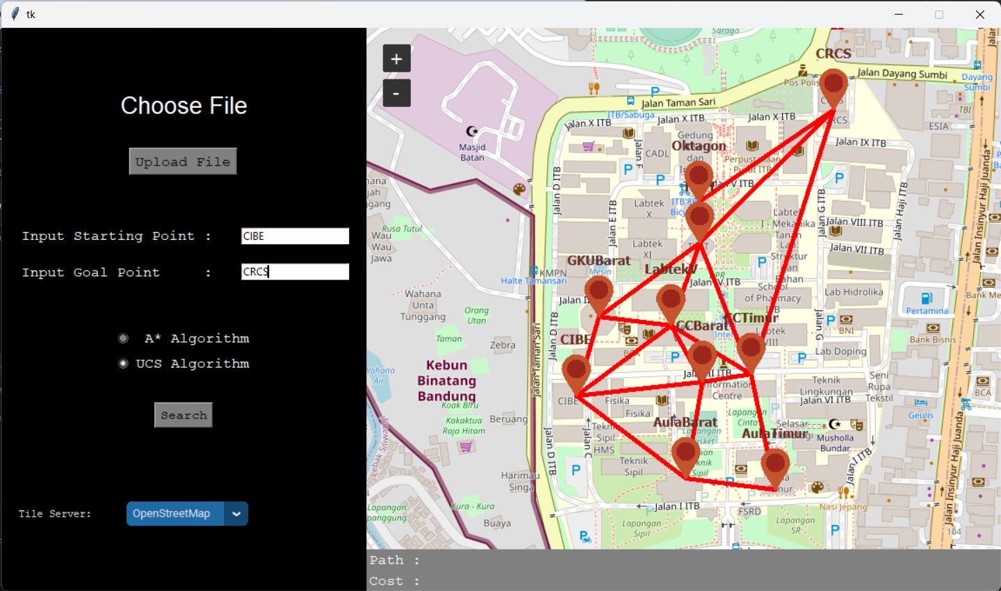 GitHub - Raylouiss/Shortest-Path-Solver: Tugas Kecil 3 IF2211 Strategi ...