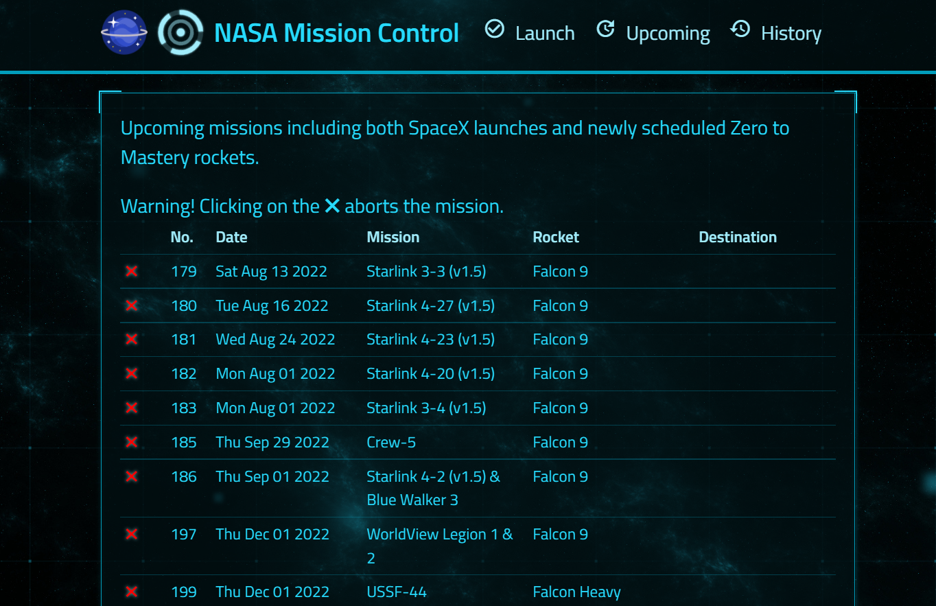 GitHub - Saumya9425/Nasa-Space-Launch-App