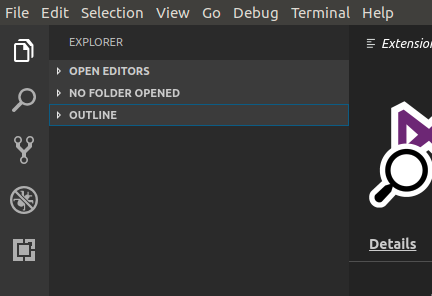 Solution Explorer is not showing in Explorer view (Ubuntu 18.04 - VS ...
