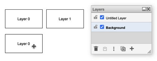 See on which layer shapes are located by clicking on them (the shapes ...