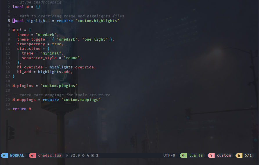 Configure transparent background of StatusLine · Issue #187 · NvChad/base46 · GitHub