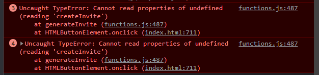 [BUG] Invite Button Not Working · Issue #119 · SanjaySunil ...