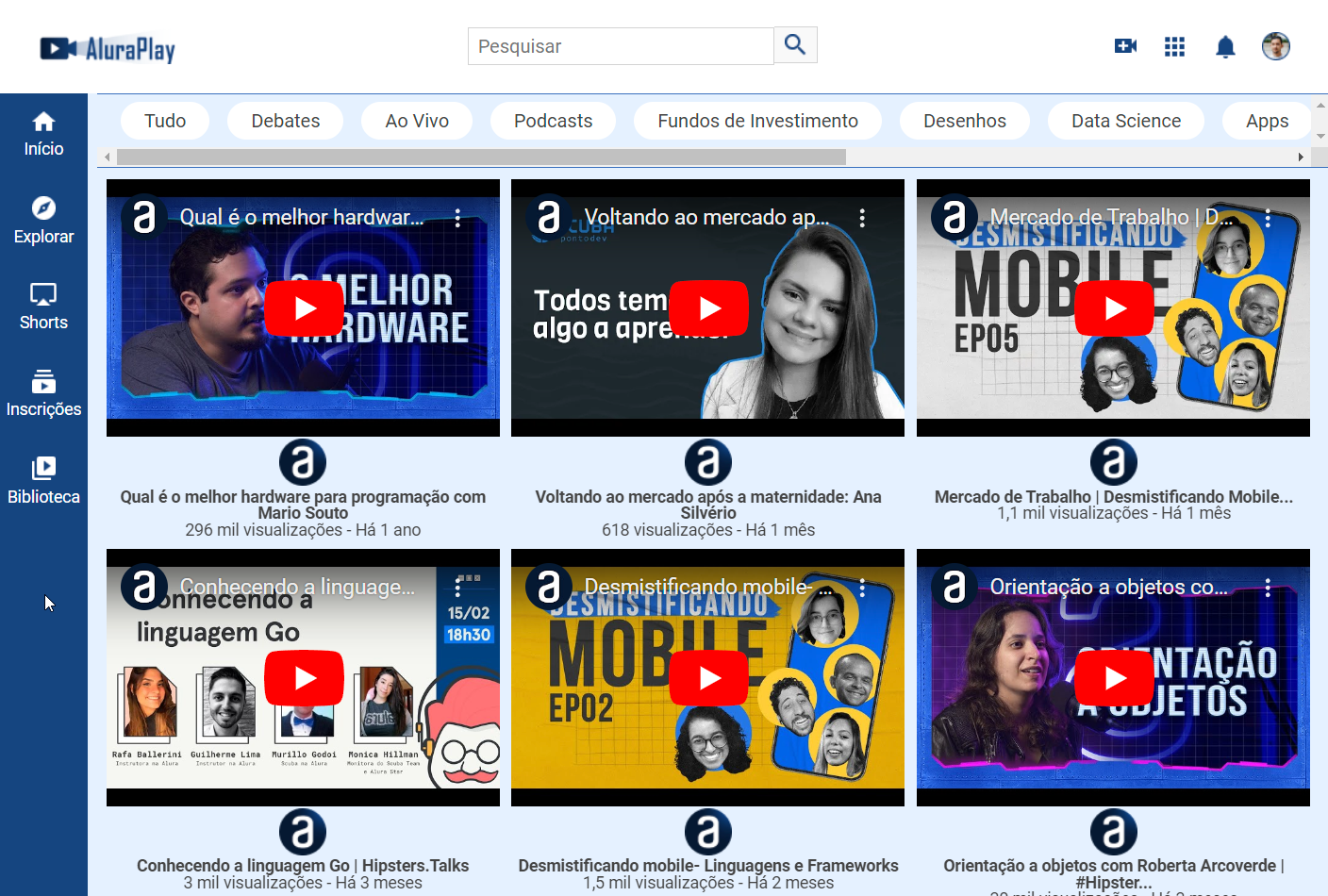 GitHub - JonasMajoni/Projeto-AluraPlay: Projeto feito através da plataforma alura como parte de ...