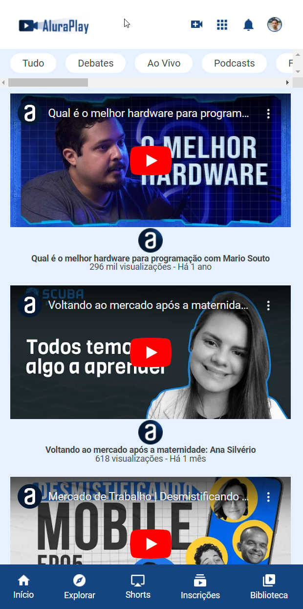 GitHub - JonasMajoni/Projeto-AluraPlay: Projeto feito através da plataforma alura como parte de ...