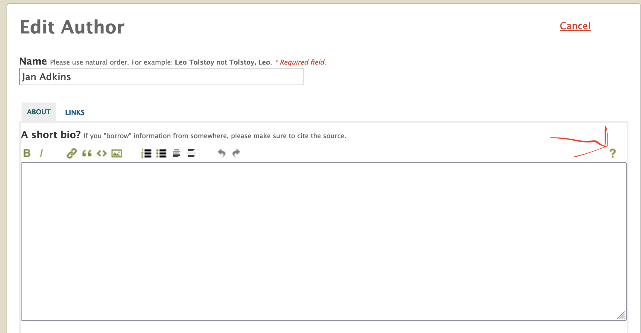 Link to author identifier docs from author edit page · Issue #5436 · internetarchive/openlibrary ...