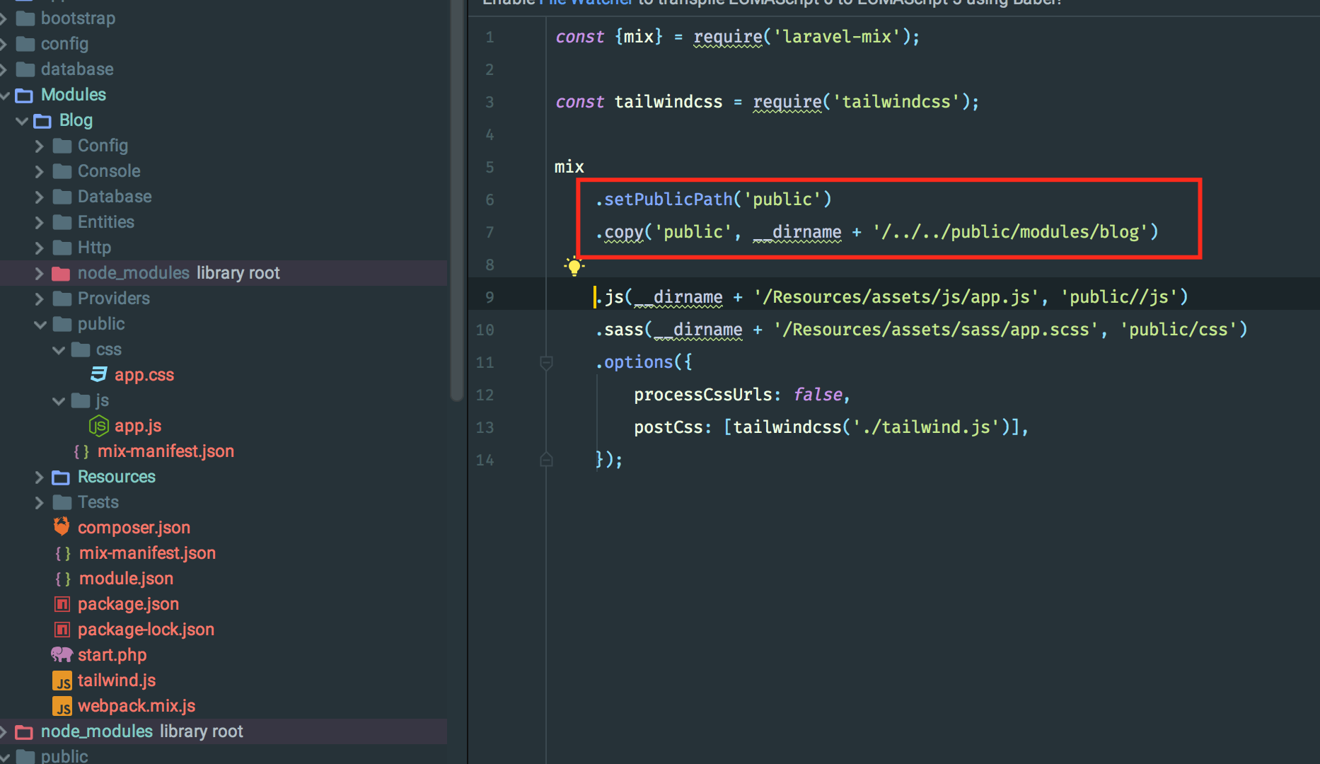 Laravel Mix by KABBOUCHI · Pull Request #510 · nWidart/laravel-modules ...