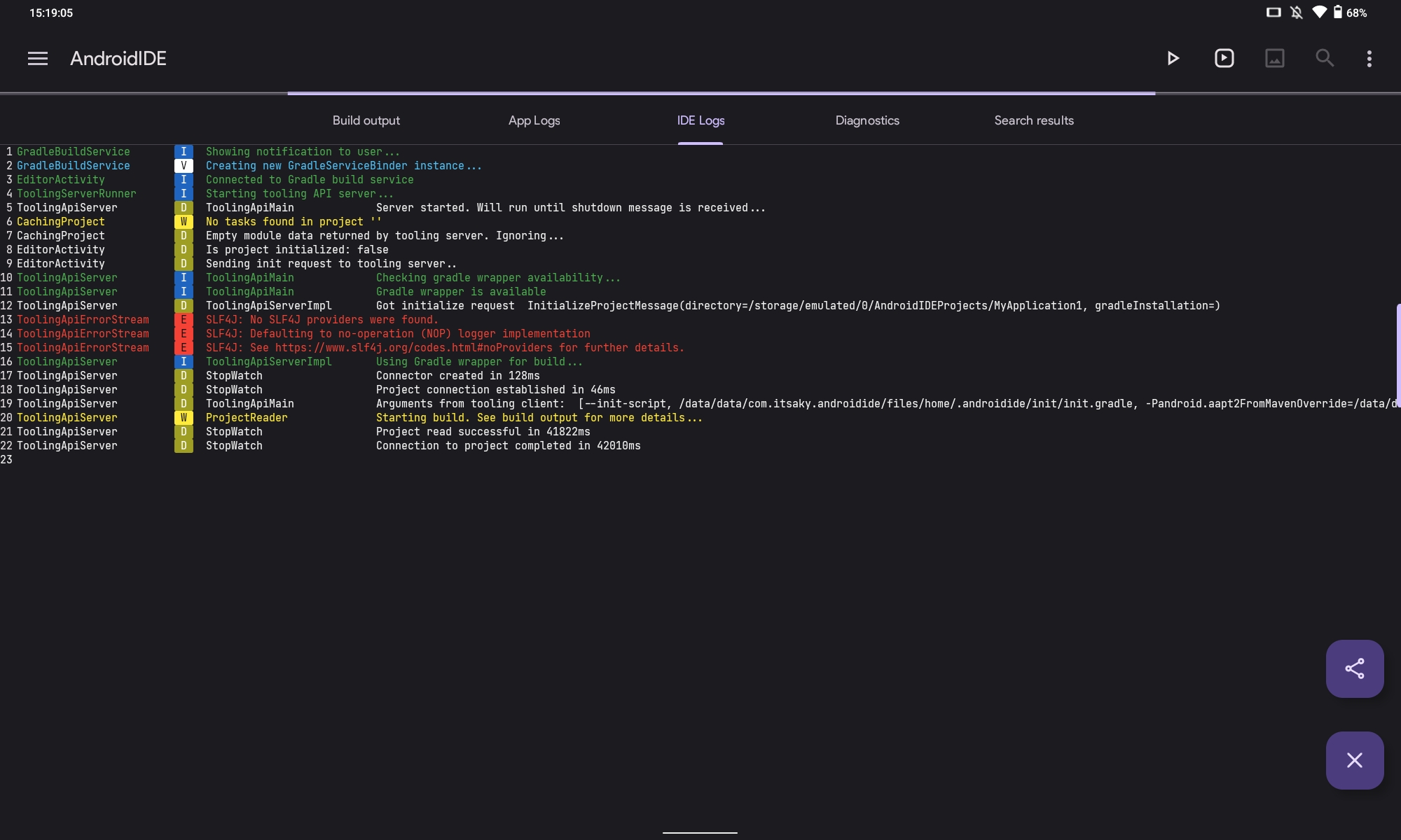 [Bug]: All projects (Including new ones) loading endlessly · Issue #811 · AndroidIDEOfficial ...