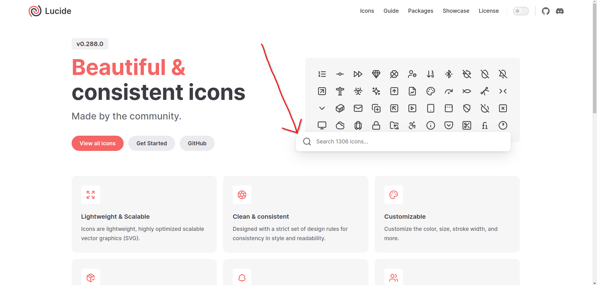 Search bar alignment issue on homepage. · Issue #1624 · lucide-icons/lucide · GitHub