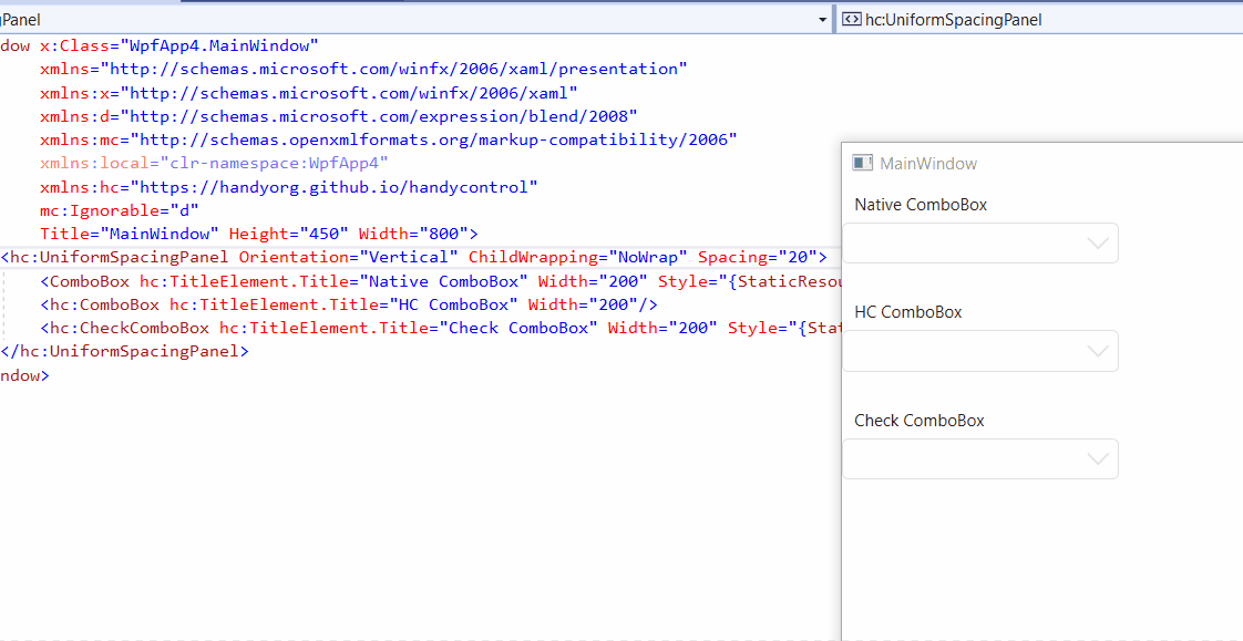 hc:Empty issue in combobox control · Issue #628 · HandyOrg/HandyControl · GitHub