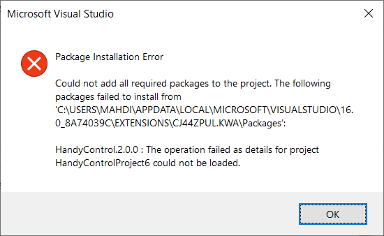 Project Template error in .NetCore 3 · Issue #1324 · dotnet/wpf · GitHub