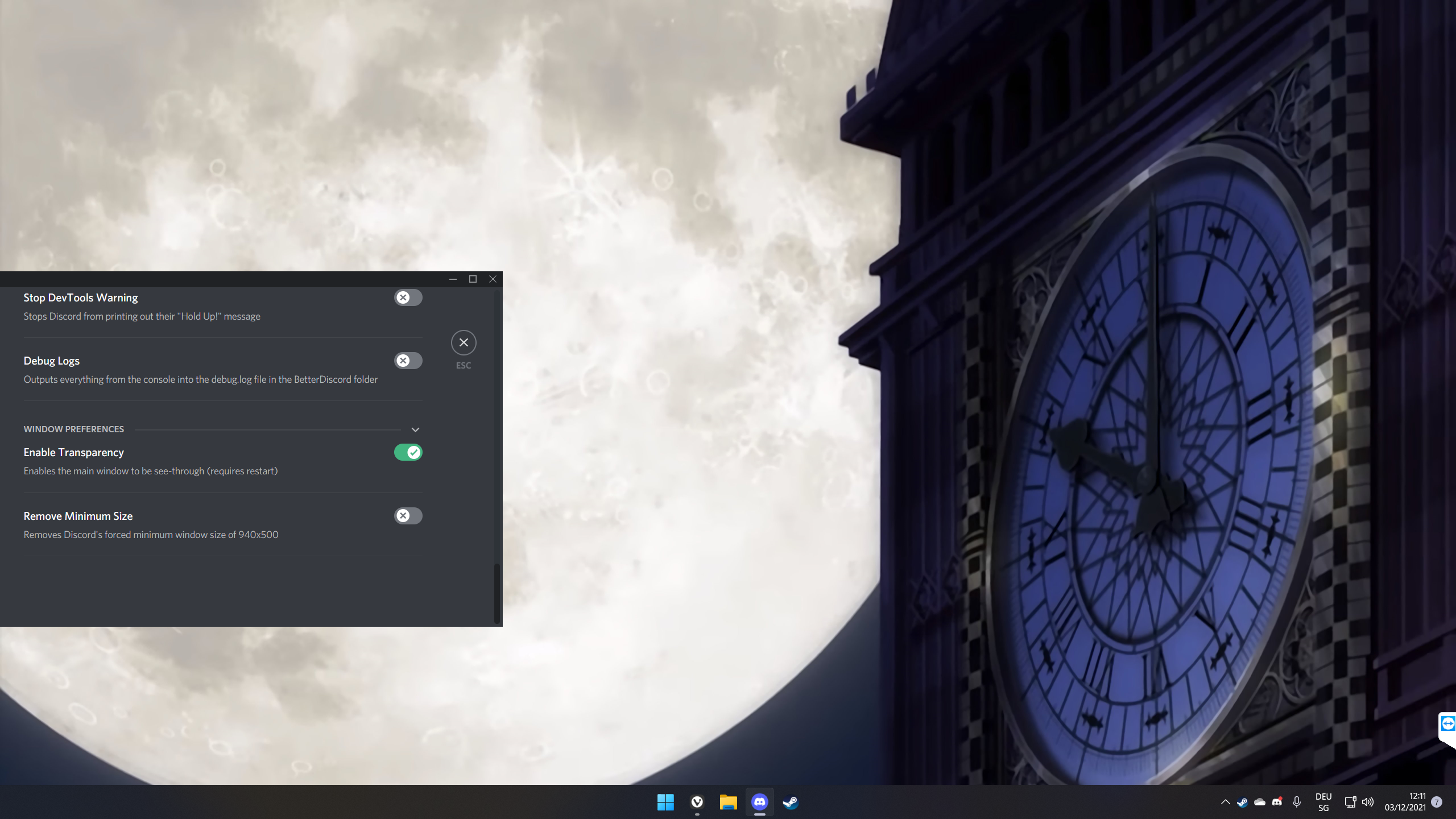 [Bug] Windows Corner/Side Snapping · Issue #1140 · BetterDiscord ...