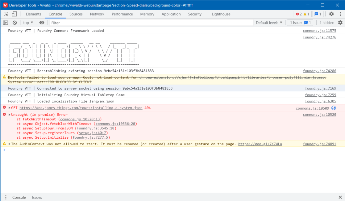 Tour.fromJSON does not correctly prepend RoutePrefix to the filepath · Issue #7560 · foundryvtt ...