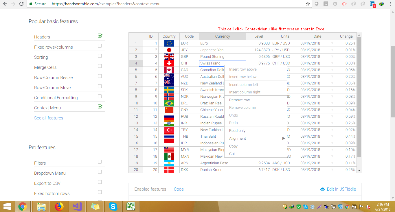 Handsontable cell edit mode mouse right click event · Issue #5213 · handsontable/handsontable ...