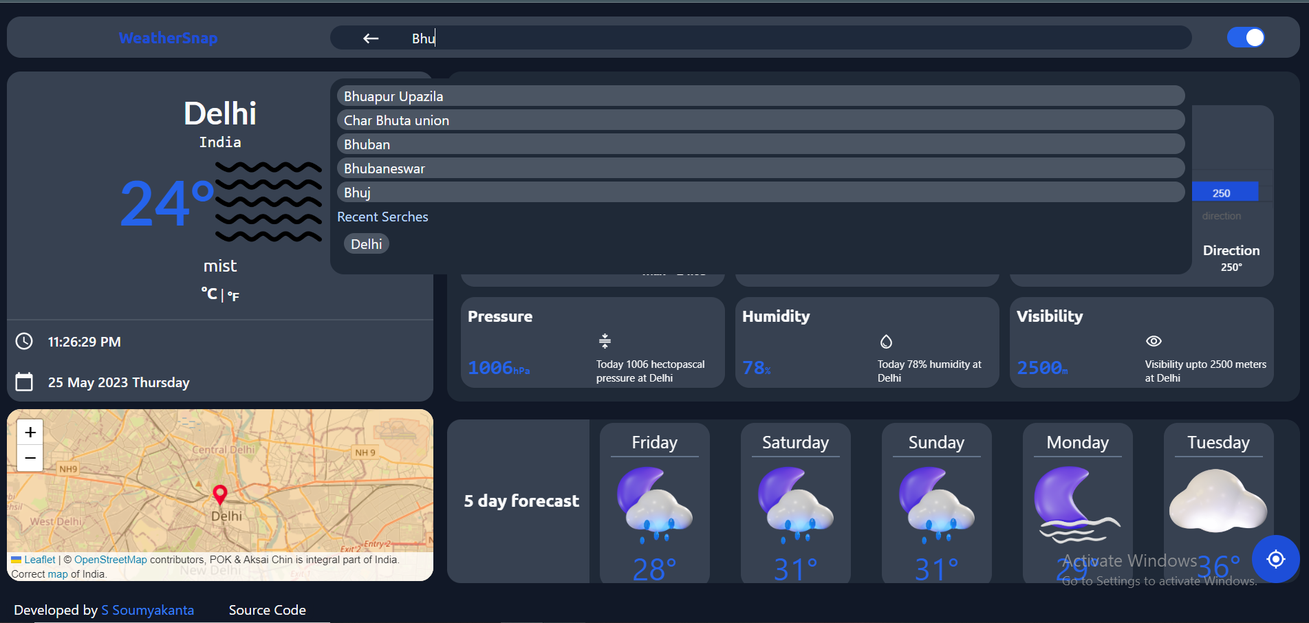 GitHub - s-soumyakanta/weather-app: Weathersnap is a feature-rich weather application built ...
