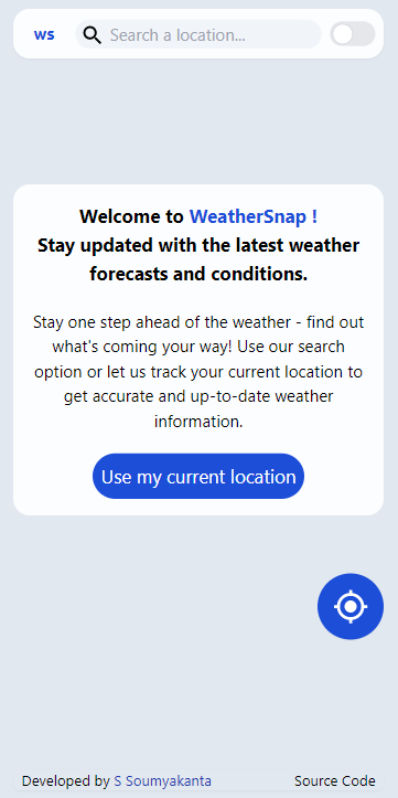 GitHub - s-soumyakanta/weather-app: Weathersnap is a feature-rich ...