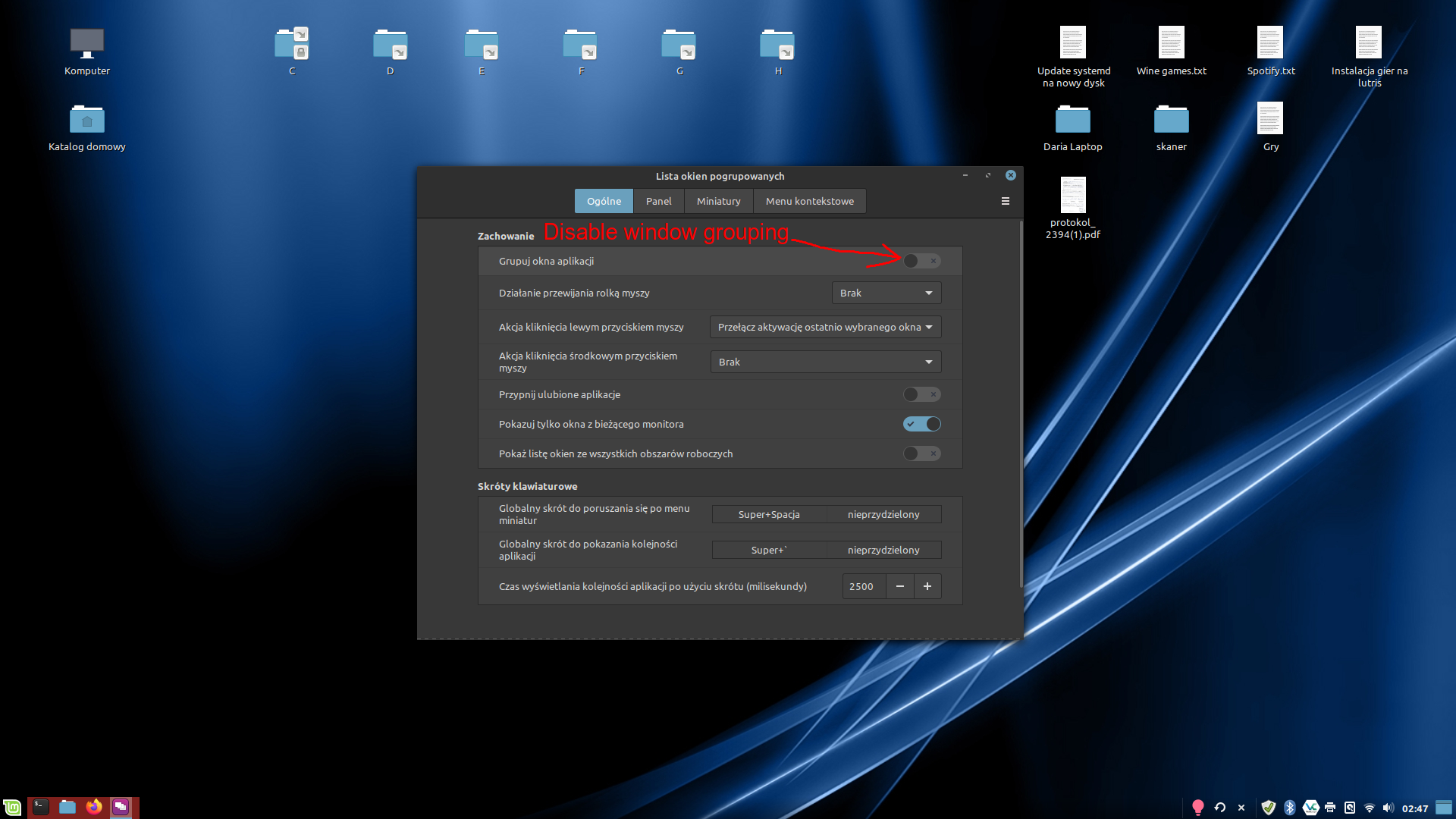 Application can unpin itself when grouping disabled on Grouped window list · Issue #8951 ...