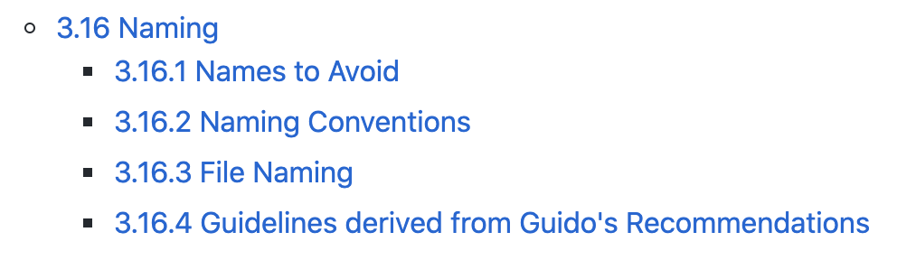 3.16.2 not found in pyguide.md · Issue #571 · google/styleguide · GitHub