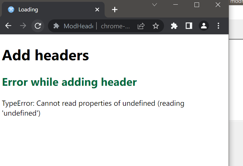 I Got This Error · Issue 35 · Modheadermodheaderselenium · Github