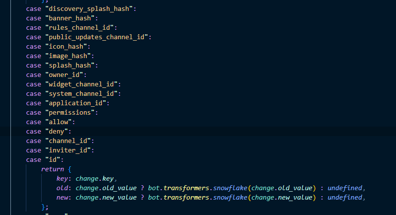 icon_hash, image_hash, discovery_splash_hash, banner_hash and splash_hash trying to be parsed as ...