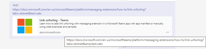 Url is tampered in preview card when the link unfurls in teams · Issue #4817 · MicrosoftDocs ...