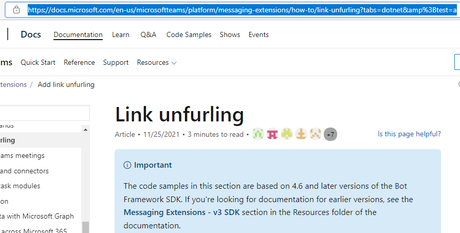 Url is tampered in preview card when the link unfurls in teams · Issue #4817 · MicrosoftDocs ...