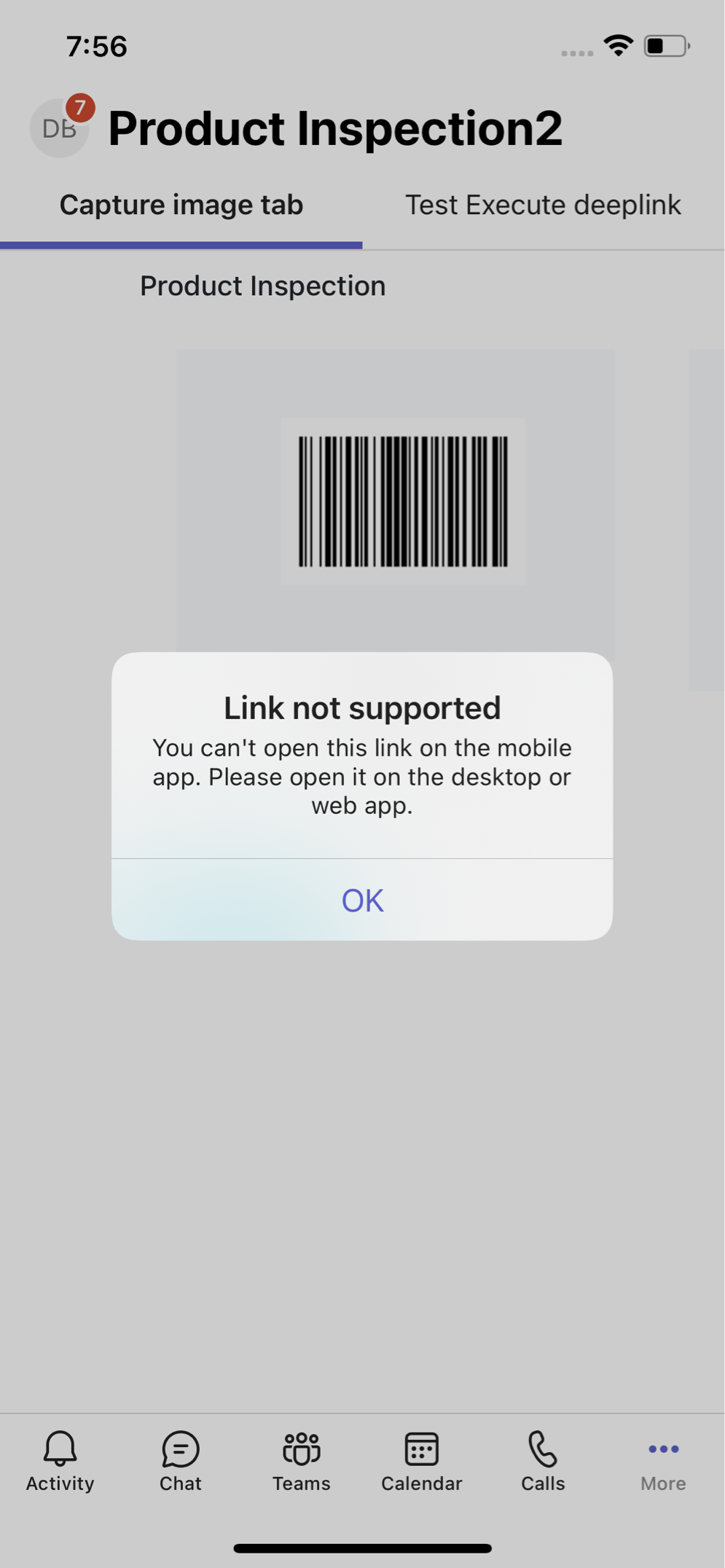 Deep link to a custom team tab from the personal app not working on iOS · Issue #5066 ...