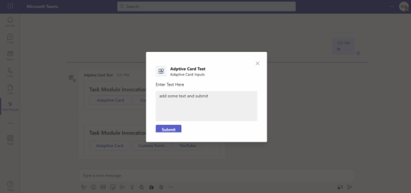 Cannot run handleTeamsTaskModuleFetch in bot-task-module · Issue #656 · OfficeDev/Microsoft ...
