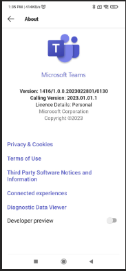 In the Teams context object, parentMessageId is a string on desktop and web, but an integer on ...