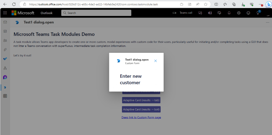 Bug v2.5.0: dialog.open not working in Outlook web for Microsoft 365 / Outlook app · Issue #1856 ...