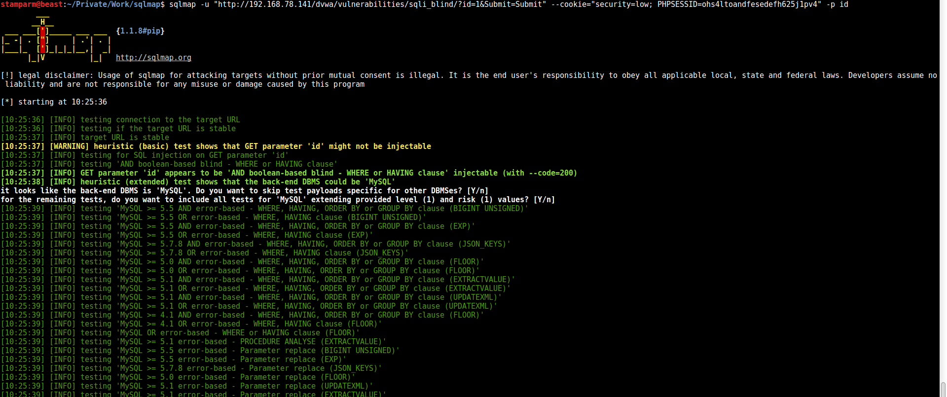 Sqlmap Doesnt Detect Dvwa · Issue 2746 · Sqlmapprojectsqlmap · Github