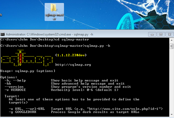 Missing a mandatory option · Issue #2836 · sqlmapproject/sqlmap · GitHub