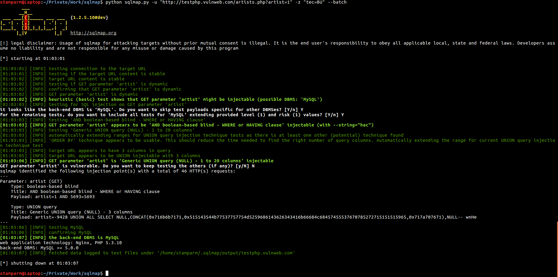 Injections Not Being Saved · Issue #3095 · sqlmapproject/sqlmap · GitHub
