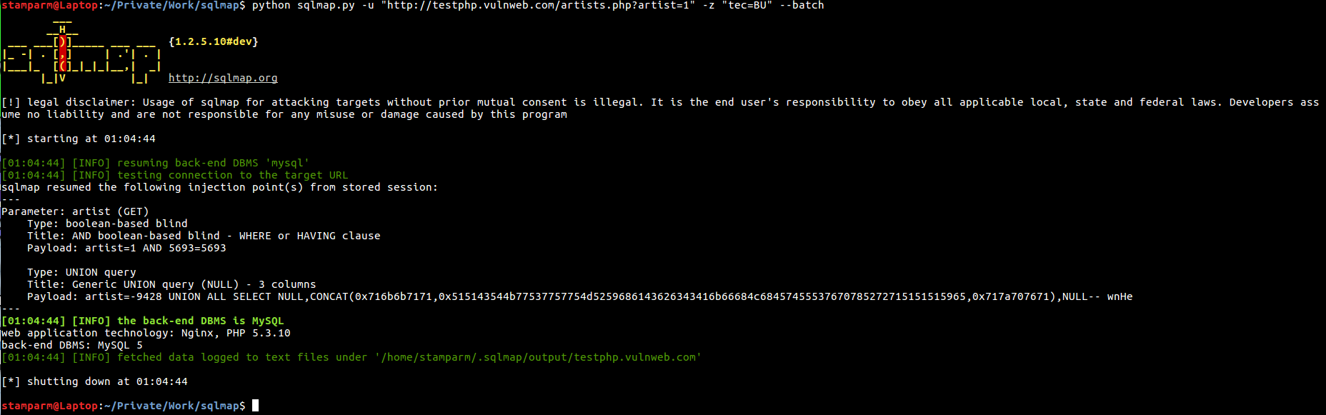 Injections Not Being Saved · Issue #3095 · sqlmapproject/sqlmap · GitHub
