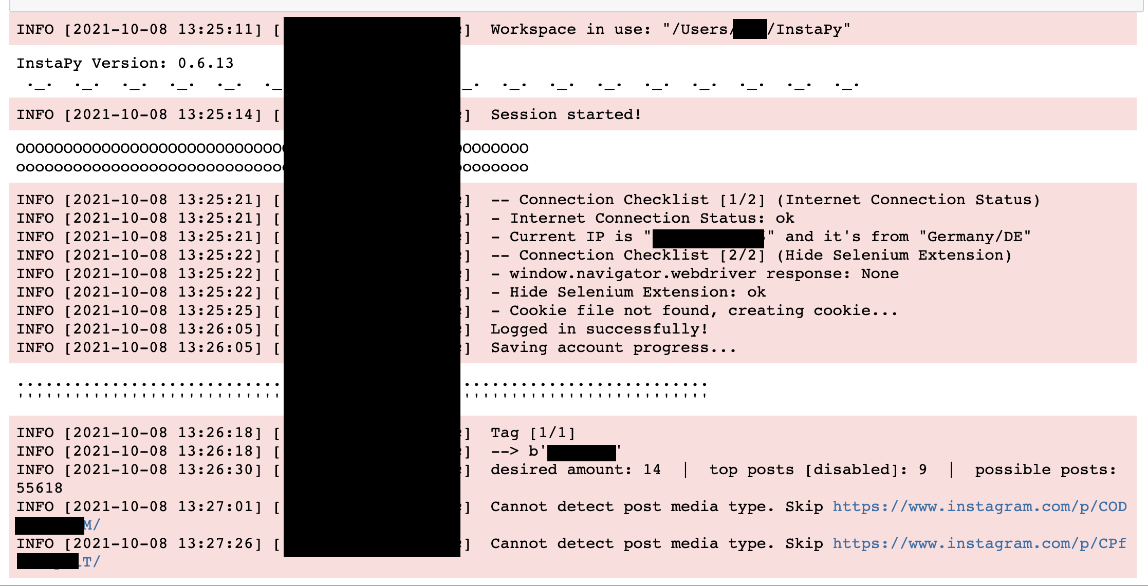 Cannot detect post media type. skip · Issue #6243 · InstaPy/InstaPy · GitHub